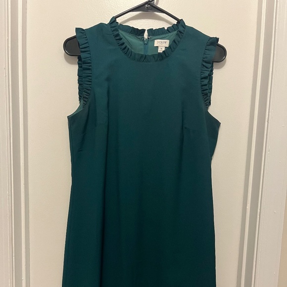 J. Crew Factory | Dresses | J Crew Ruffle Neck Suit Dress | Poshmark